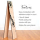 Tall Giraffe Wooden Growth Chart in Two Design Choices – Headwaters Studio