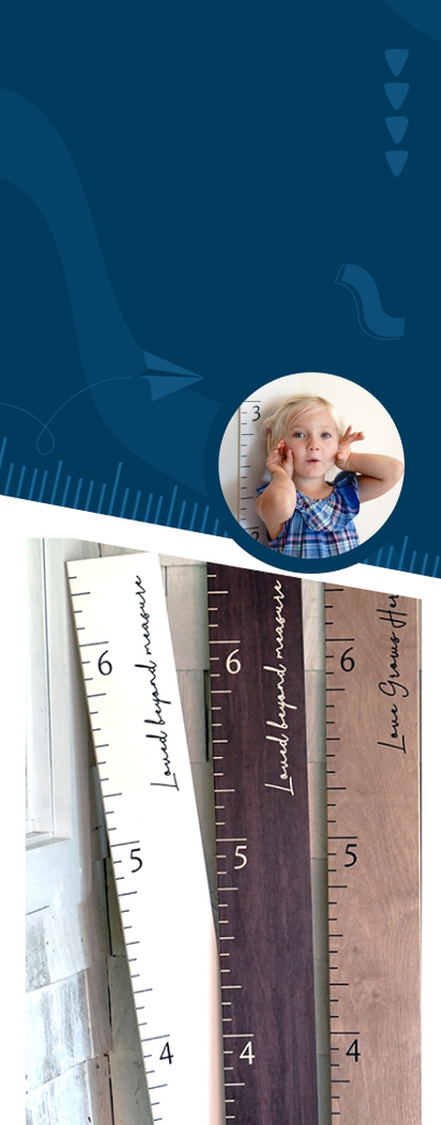 Wooden Growth Charts Decorative Wood Height Chart | Headwaters Studio
